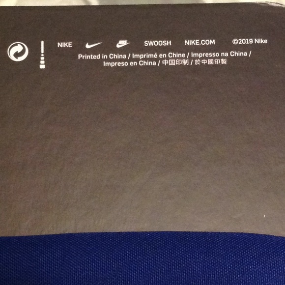 Nike | Bags | Nwt New Nike Blue Logo Drawstring Gym Sack Bag | Poshmark